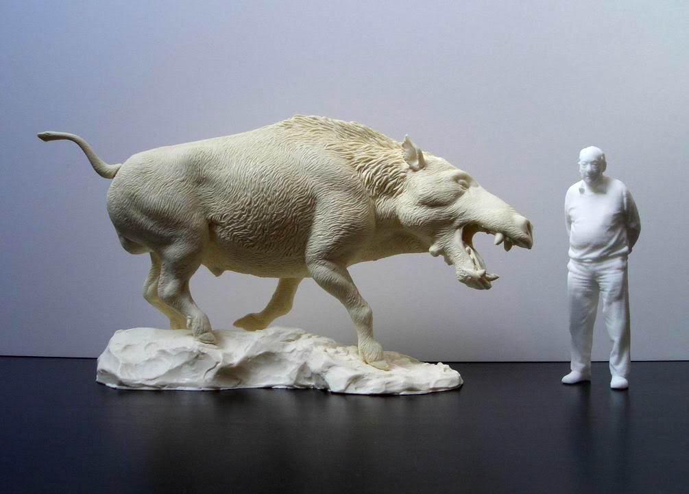 Entelodont, aka "hell pig", aka "terminator pig" | MLTSHP