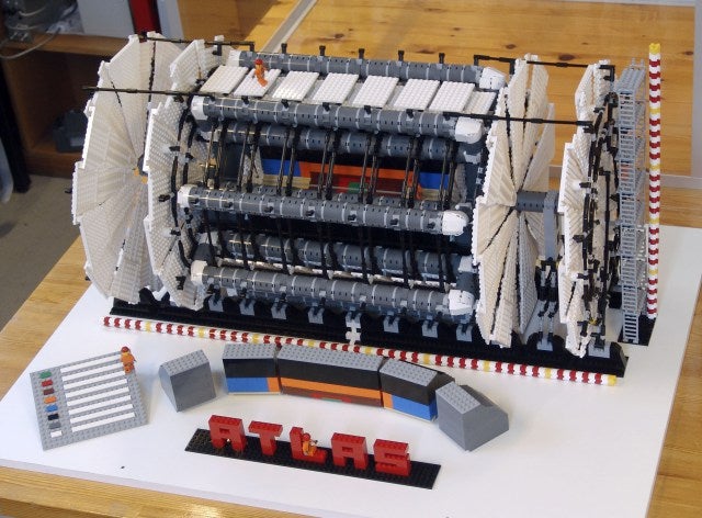 Lego model of ATLAS detector (Large Hadron Collider) | MLTSHP