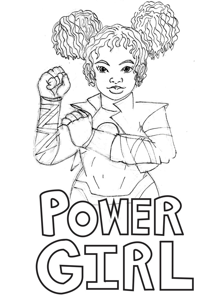 empowering female superheroes coloring pages | MLTSHP