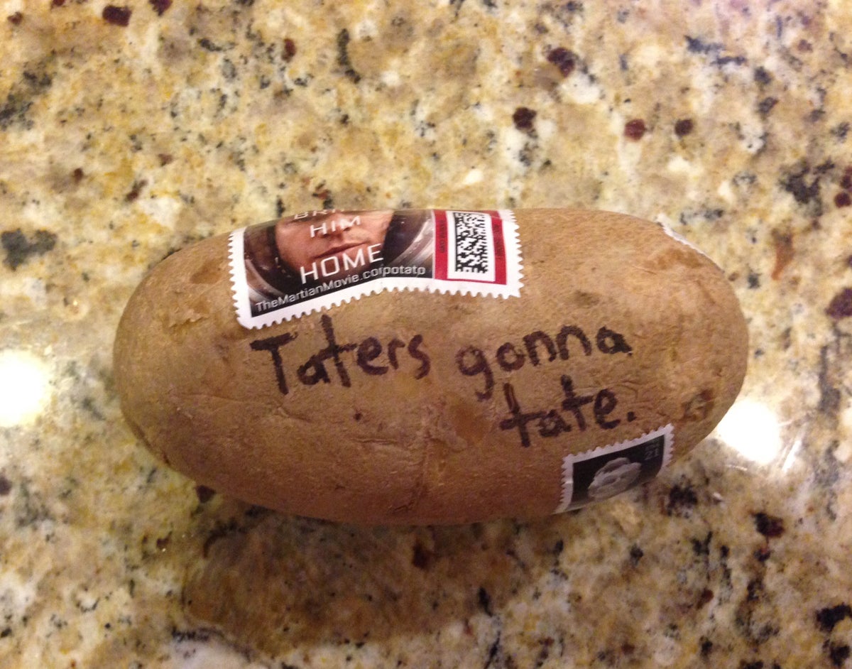Someone mailed me a potato. I don't know who or why. | MLTSHP