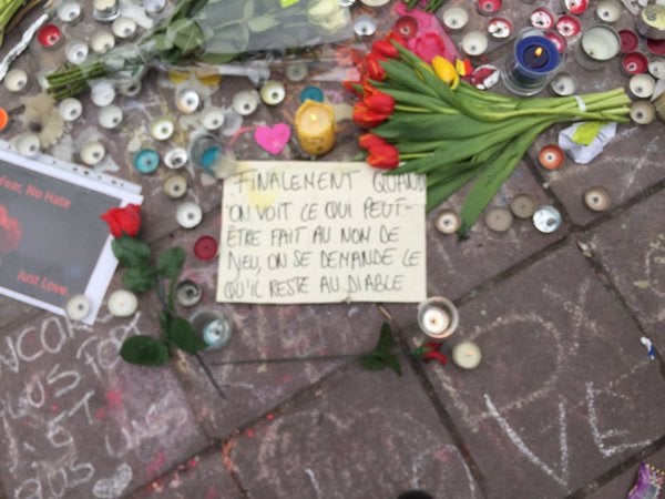 "When you see what can be done in the name of God, it makes you wonder ...