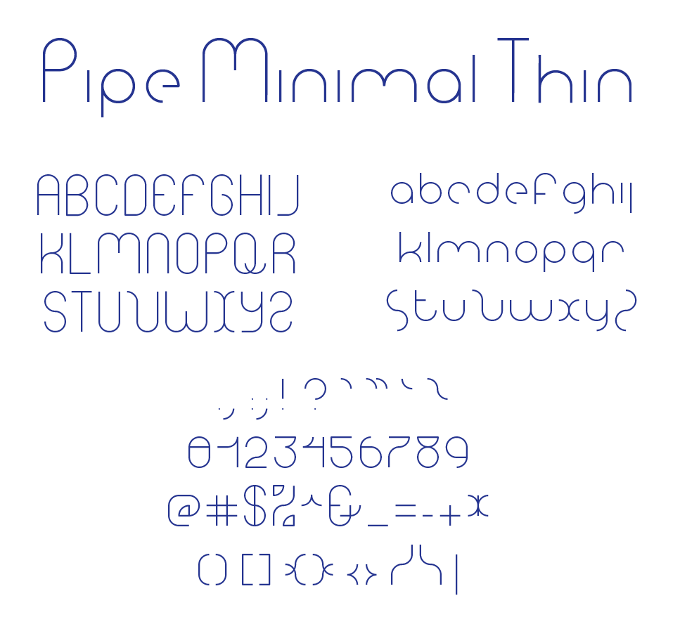 Pipe Minimal Thin | MLTSHP