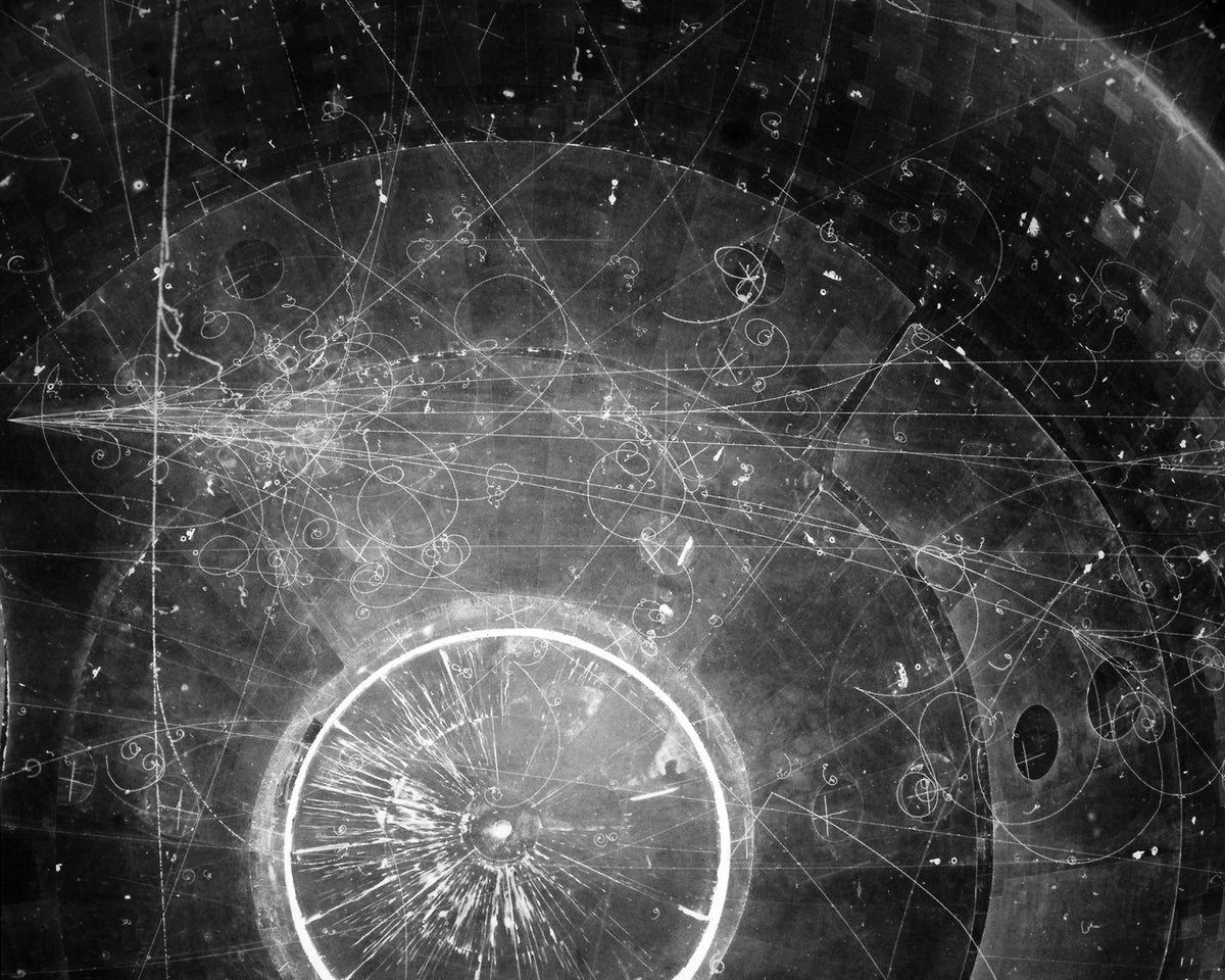 Sub-atomic particle collision print | MLTSHP