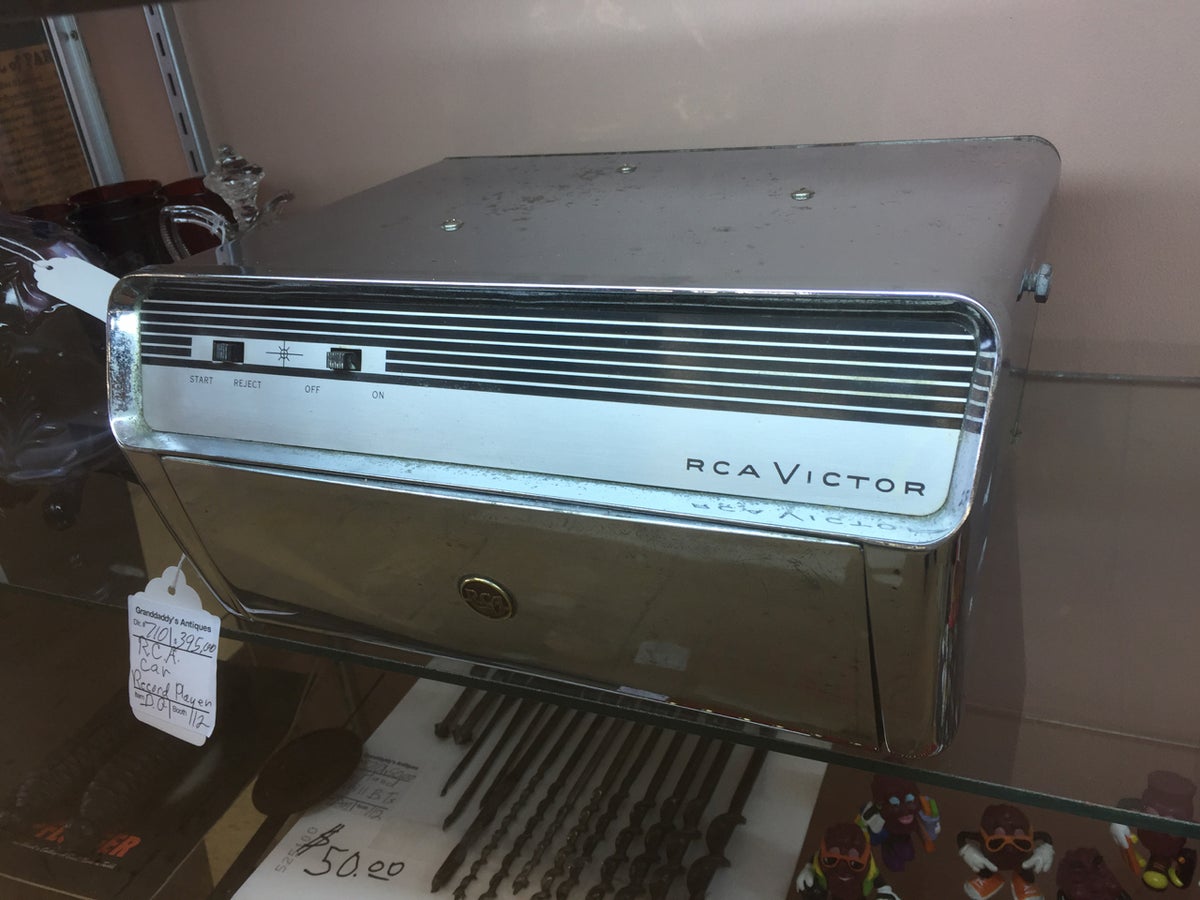 under-dash record player for your car. | MLTSHP