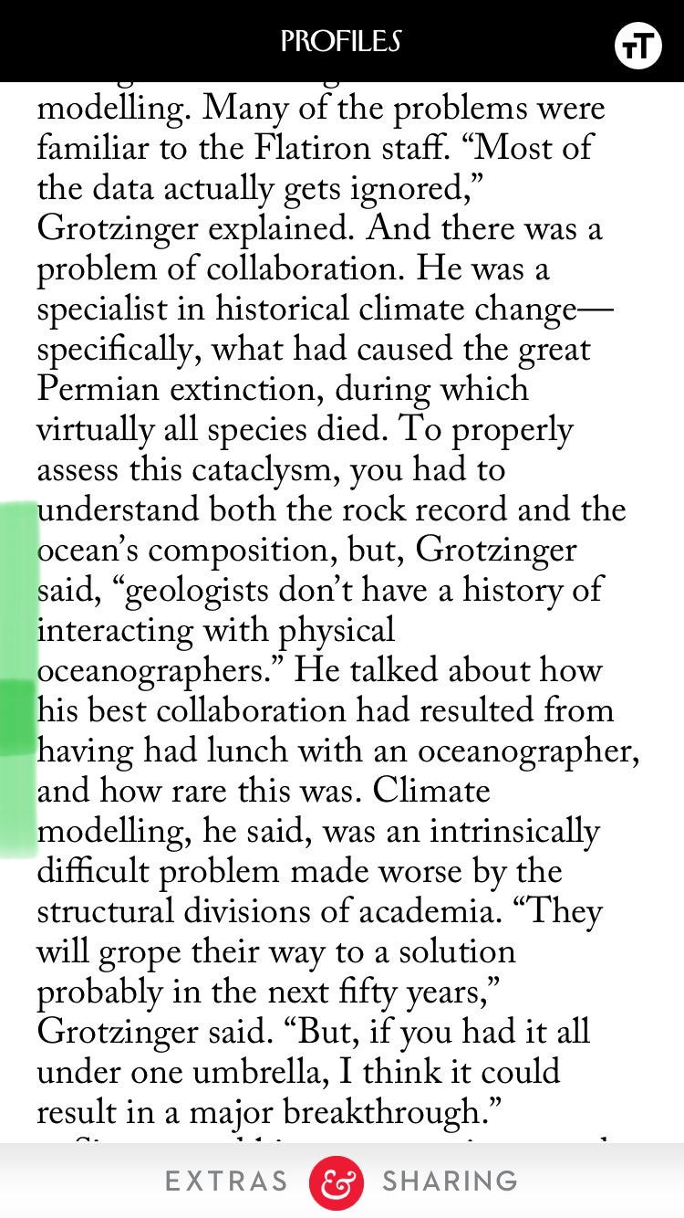 Understanding climate change: have lunch together | MLTSHP