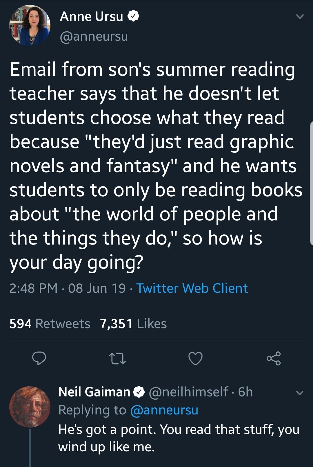 He's got a point ... | MLTSHP