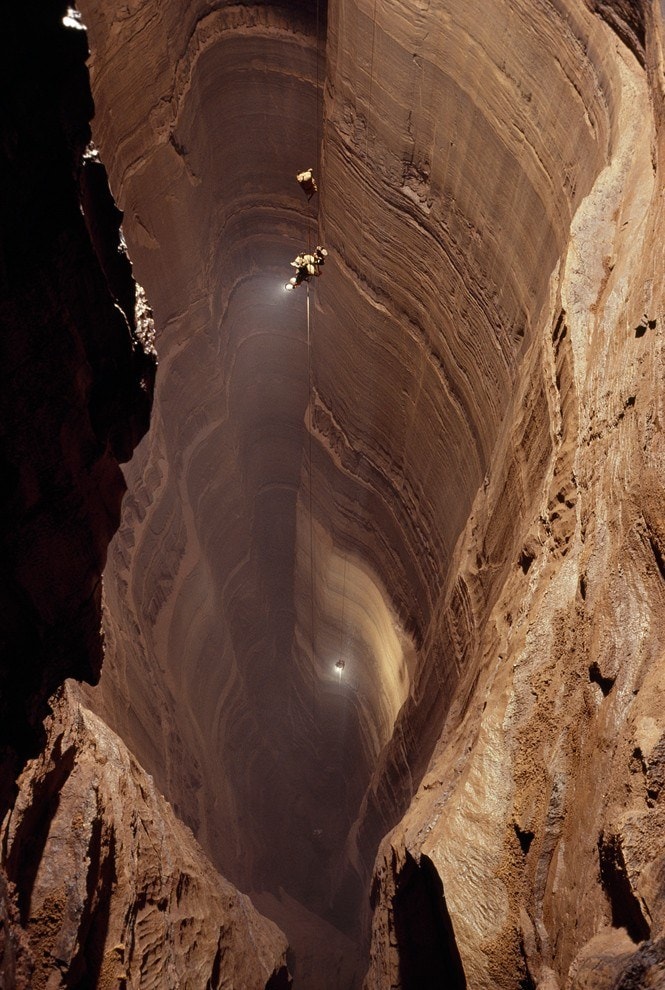 Worlds deepest cave...rappel up has to be somethin! | MLTSHP
