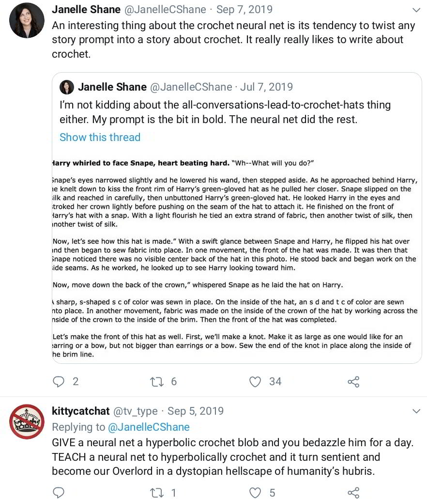 Crochet porn from a neural net | MLTSHP