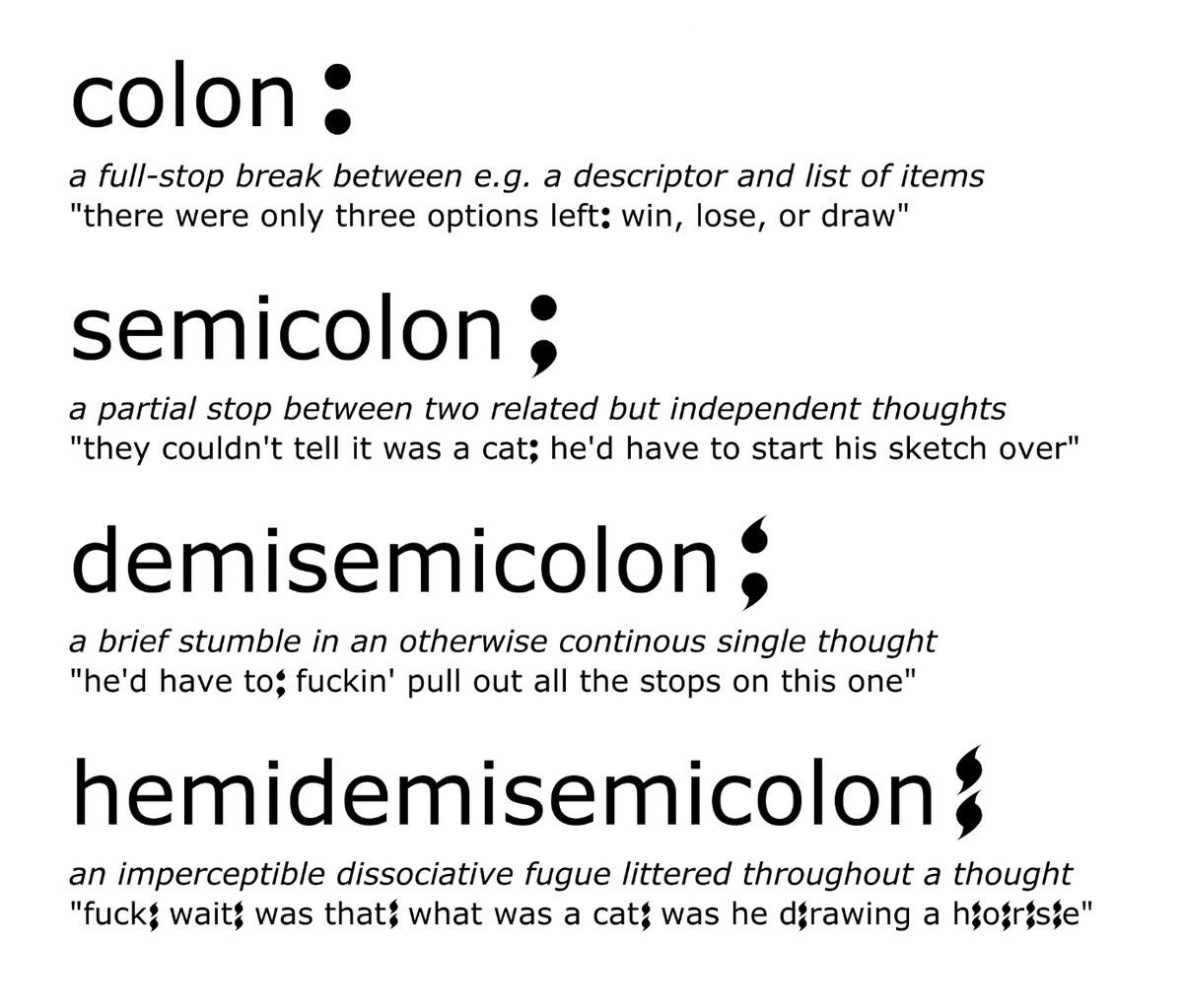 punctuation guide | MLTSHP