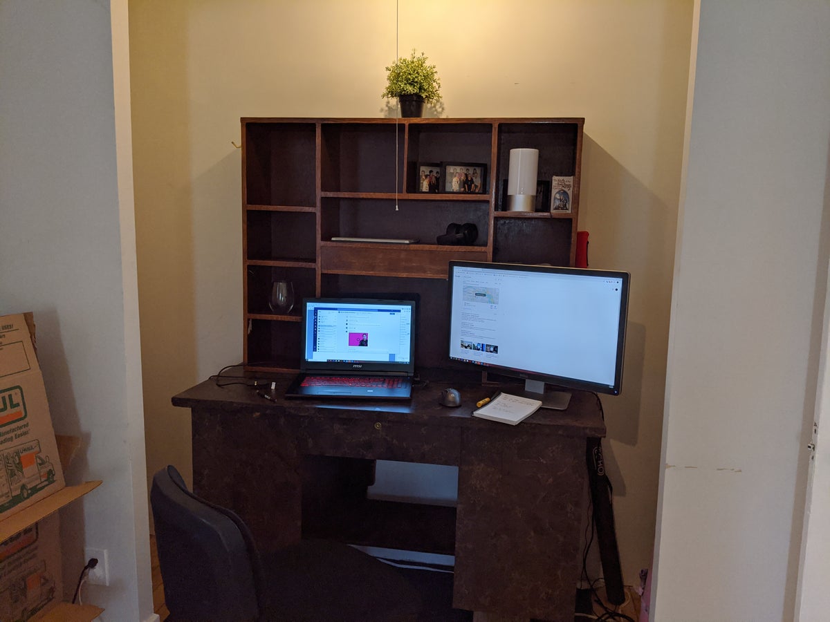 new & improved WFH setup | MLTSHP