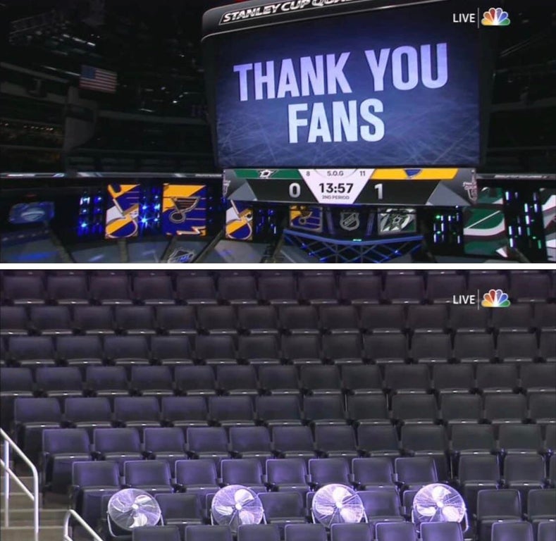 Rogers Arena folks having fun | MLTSHP