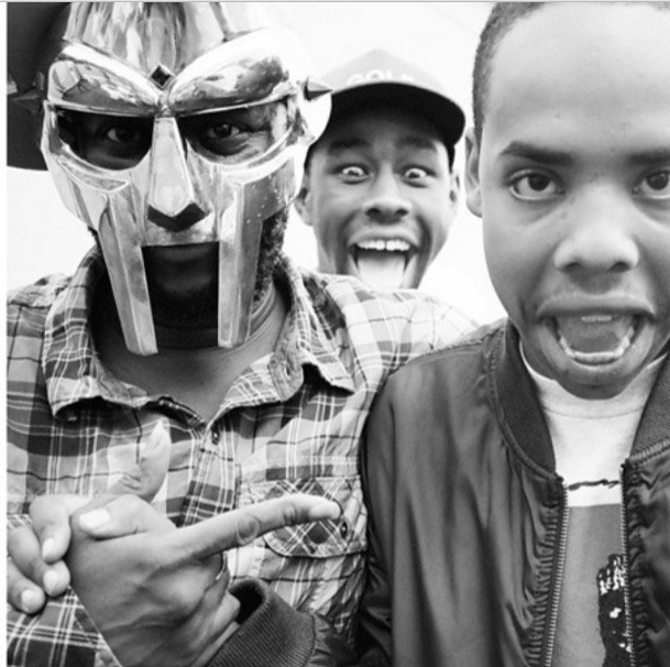 tyler the creator: just a little bit excited to meet MF DOOM | MLTSHP