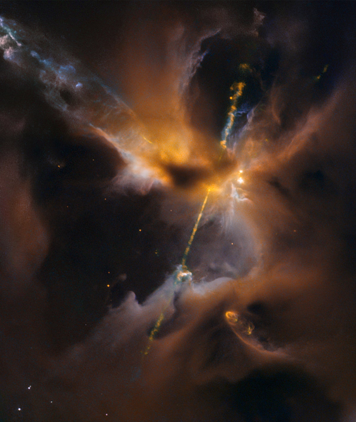 Hubble_Sees_the_Force_Awakening_in_a_Newborn_Star | MLTSHP