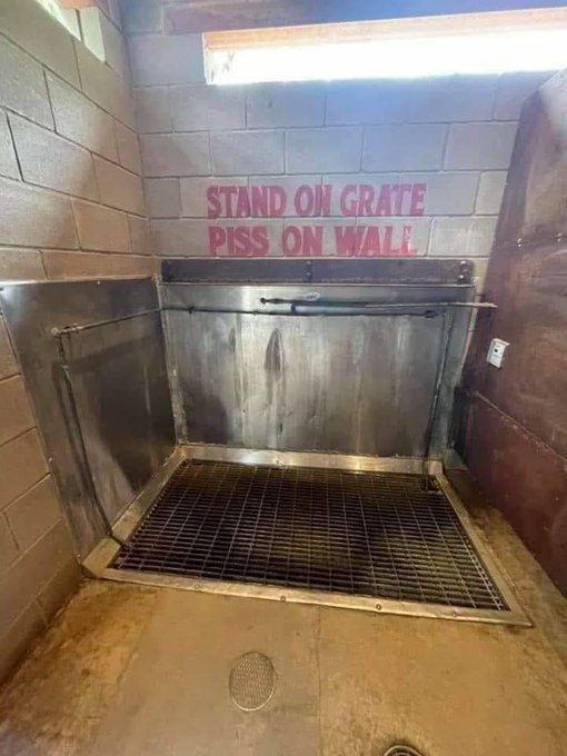STAND ON GRATE PISS ON WALL | MLTSHP