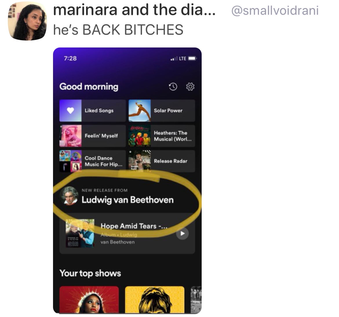 He’s back! | MLTSHP