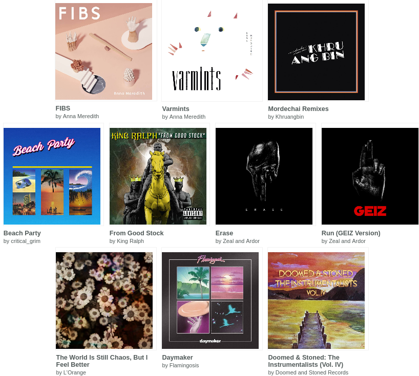 Bandcamp Fridays: August (2021) | MLTSHP