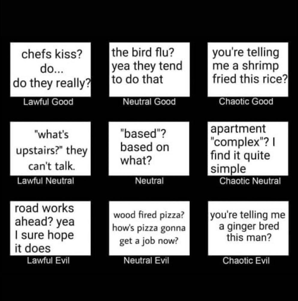 Dad joke alignment | MLTSHP