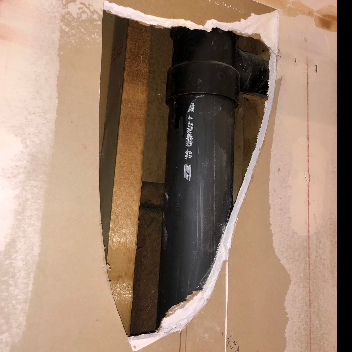 The vent stack that put our kitchen remodel a week behind | MLTSHP