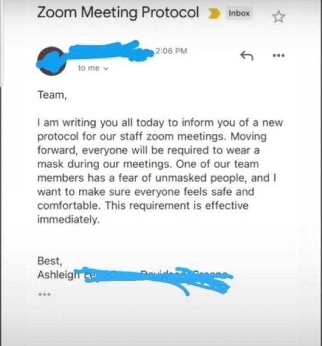 Fear of unmasked Zoom protocol | MLTSHP