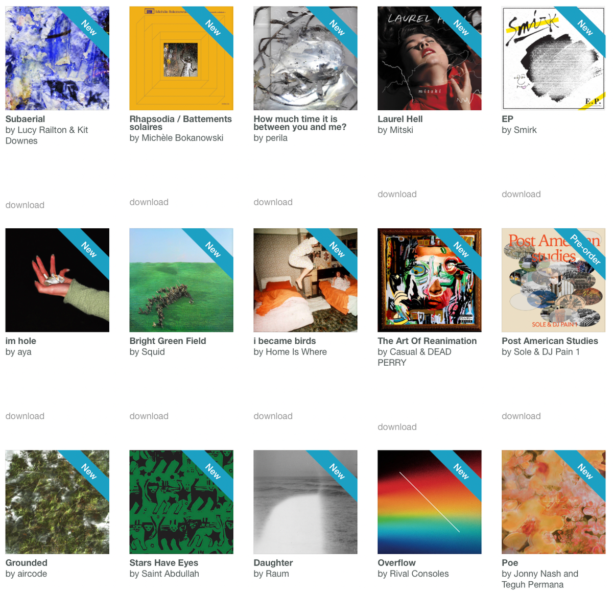 Bandcamp Friday after dark | MLTSHP