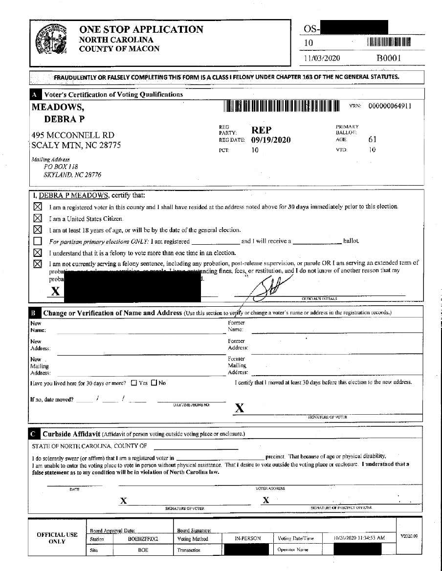 FRAUDULENTLY OR FALSELY COMPLETING THIS FORM IS A CLASS I FELONY UNDER ...