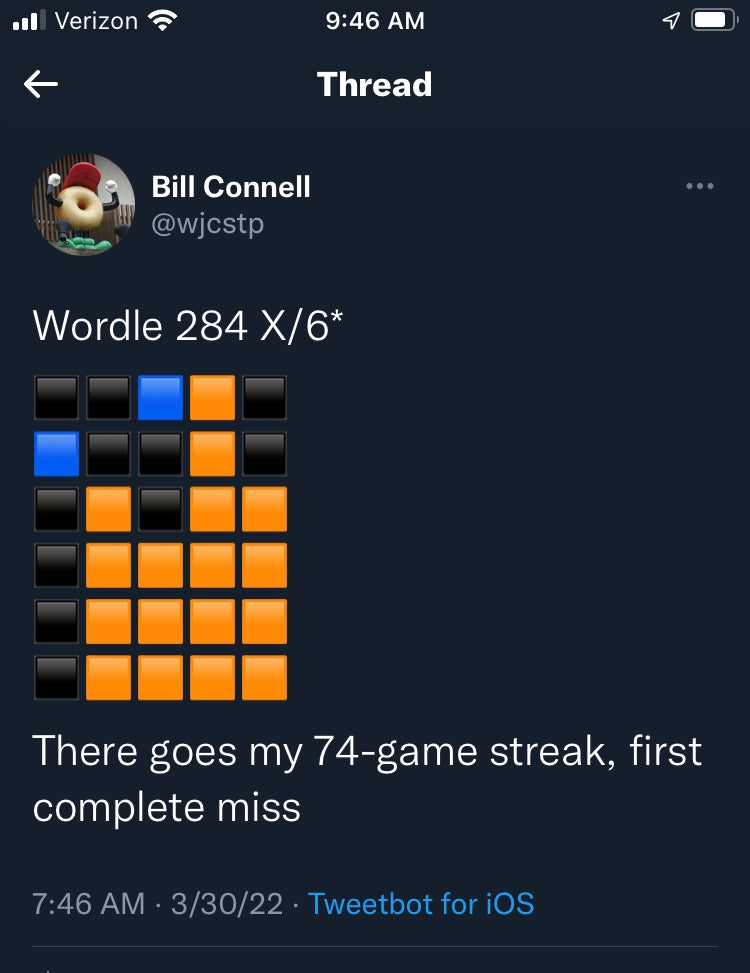 Something's fucky with Wordle today | MLTSHP