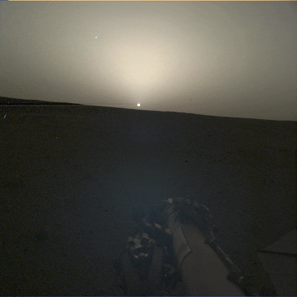 sunset on Mars, April 10, 2022 | MLTSHP
