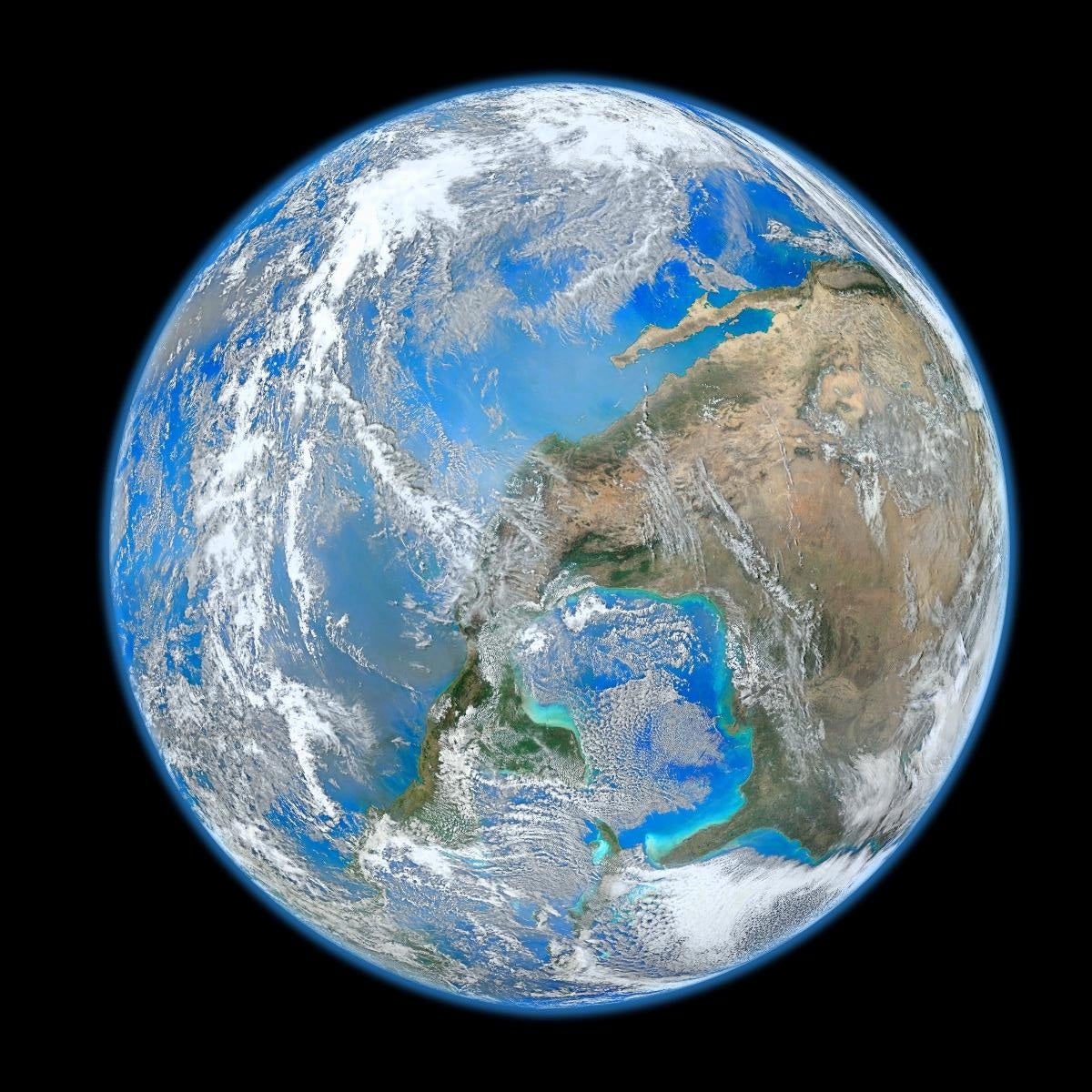 Real colour view of Earth | MLTSHP