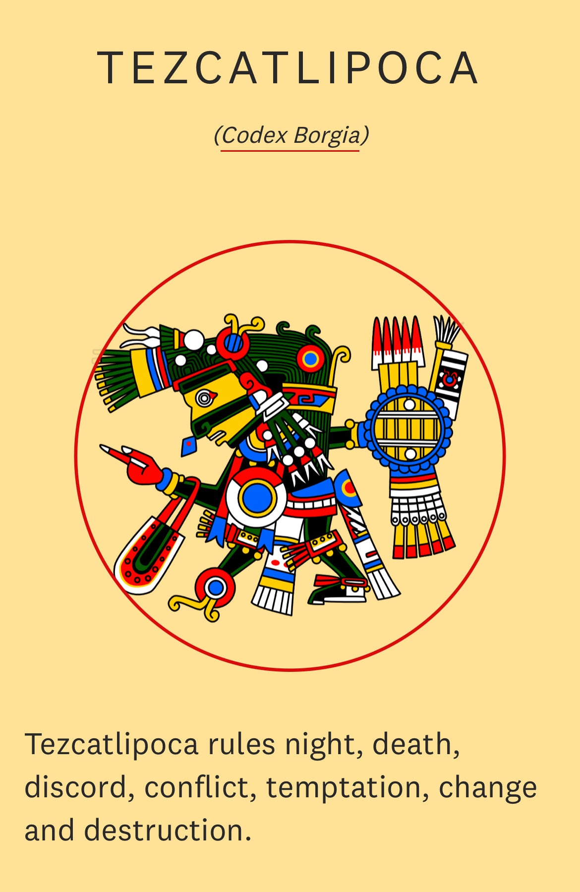 A Visual Guide to the Aztec Pantheon | MLTSHP