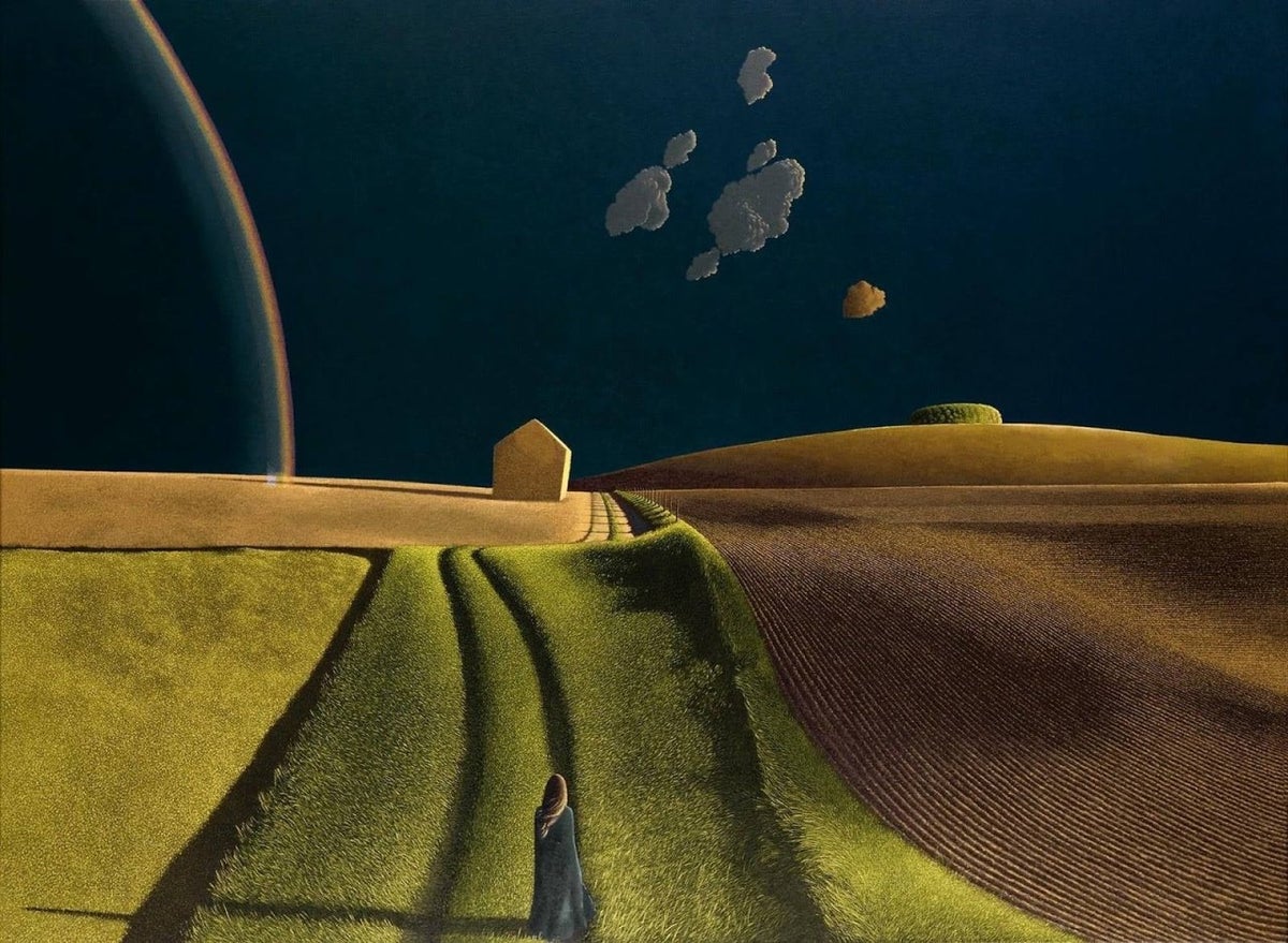 David Inshaw, She Did Not Turn, 1974 | MLTSHP