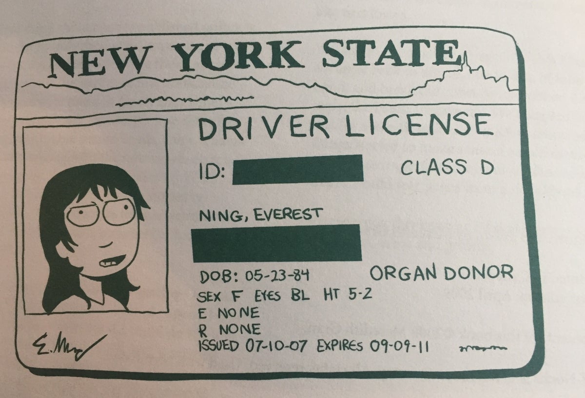 eve’s drivers license, from “octopus pie” | MLTSHP