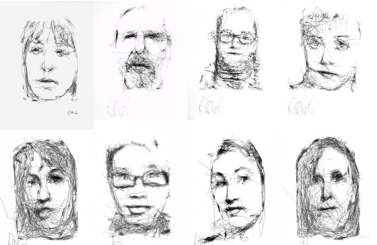 Human Study #1 by Patrick Tresset (and robots) | MLTSHP