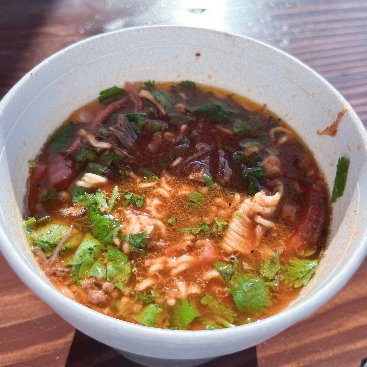Yes, it’s hot out right now, and yes I’m having birria ramen. | MLTSHP
