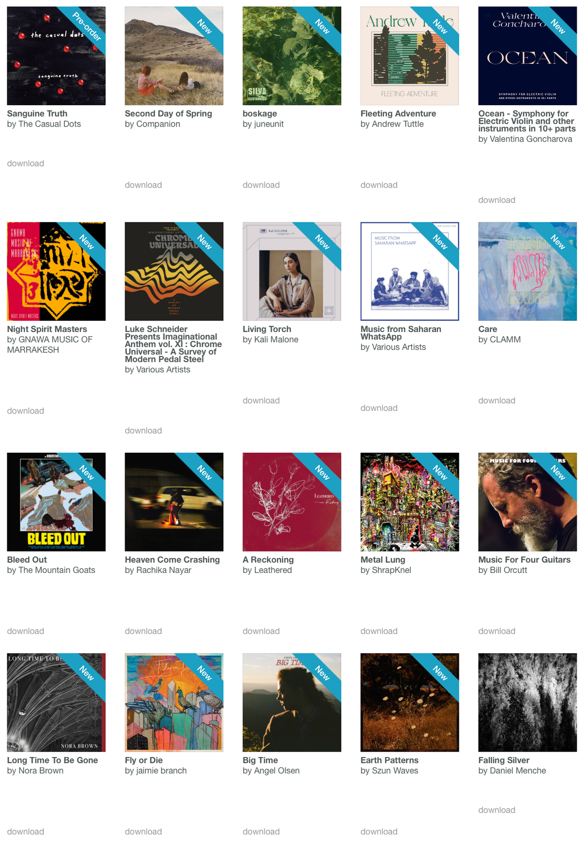 Oops all bandcamp friday | MLTSHP