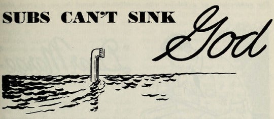 also they can't sink the Easter Bunny or Popeye | MLTSHP