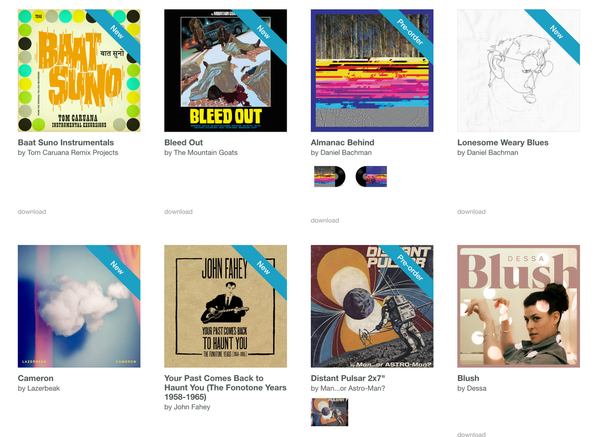 Bandcamp Friday haul | MLTSHP