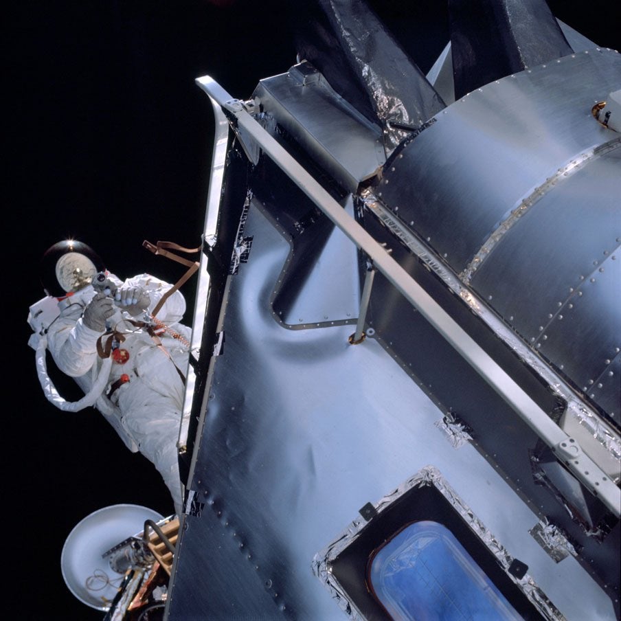 Earth-faced Apollo 9 astronaut | MLTSHP