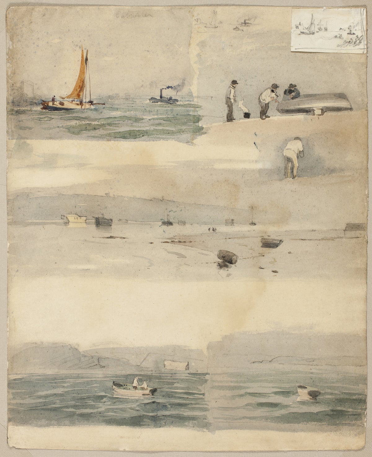 Sketches of Marine Scenes, by Edouard Manet | MLTSHP