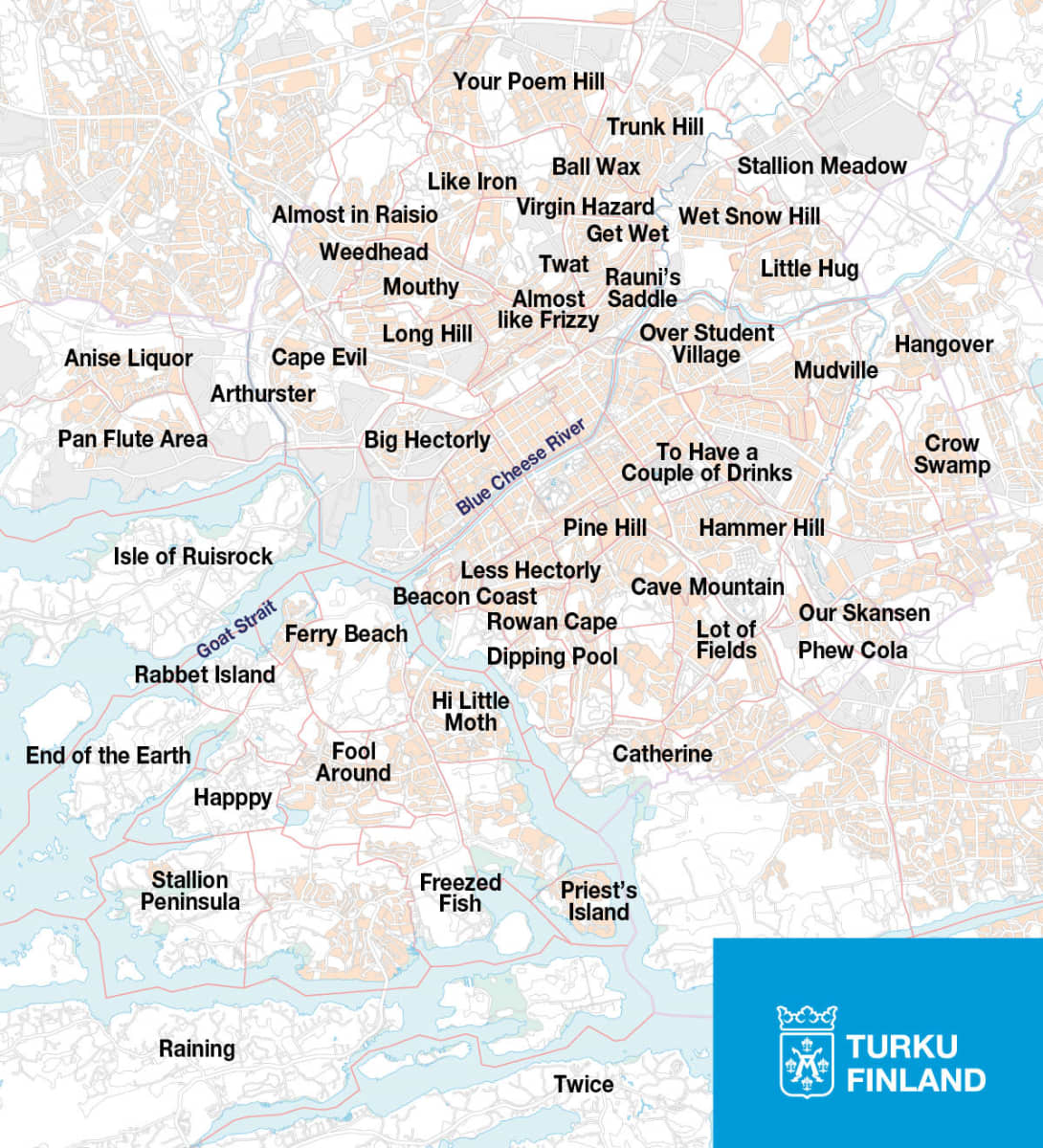 Turku publishes English place name map | MLTSHP