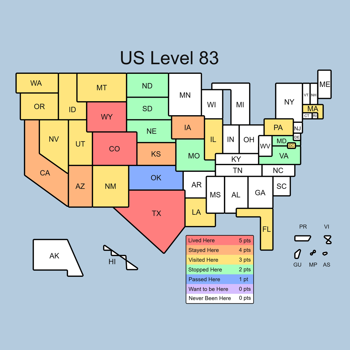 US Level 83 | MLTSHP