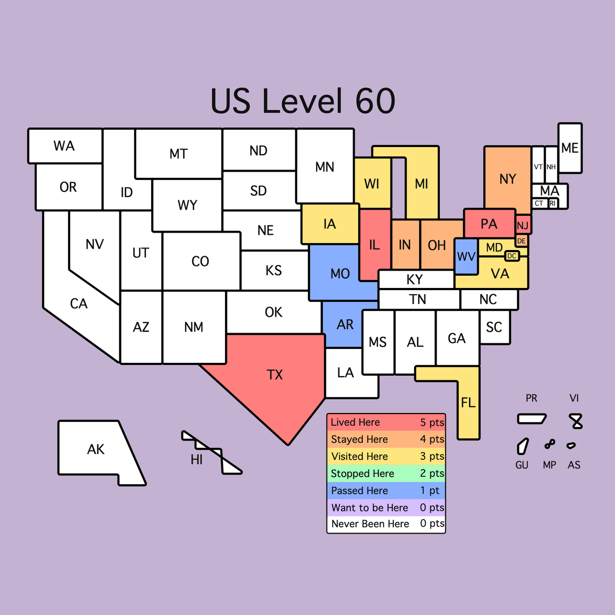 US Level 60 | MLTSHP