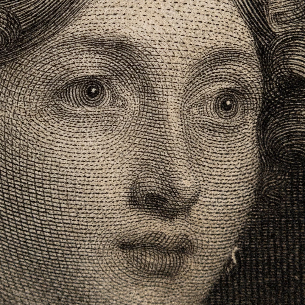 A Portrait (detail), engraving by J Cheney | MLTSHP