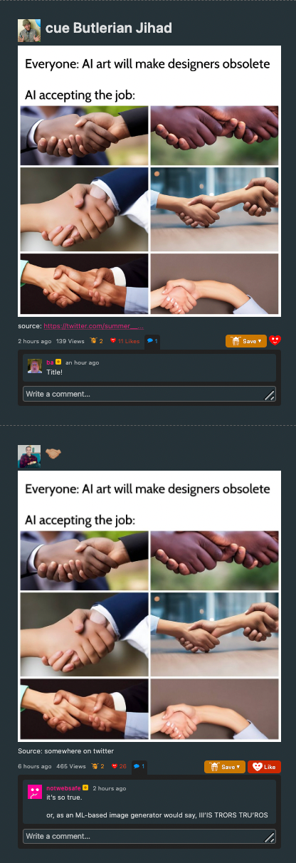 It's happening. | MLTSHP