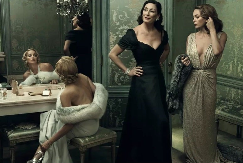 Sharon Stone, Anjelica Huston, & Diane Lane | Annie Leibovitz | MLTSHP