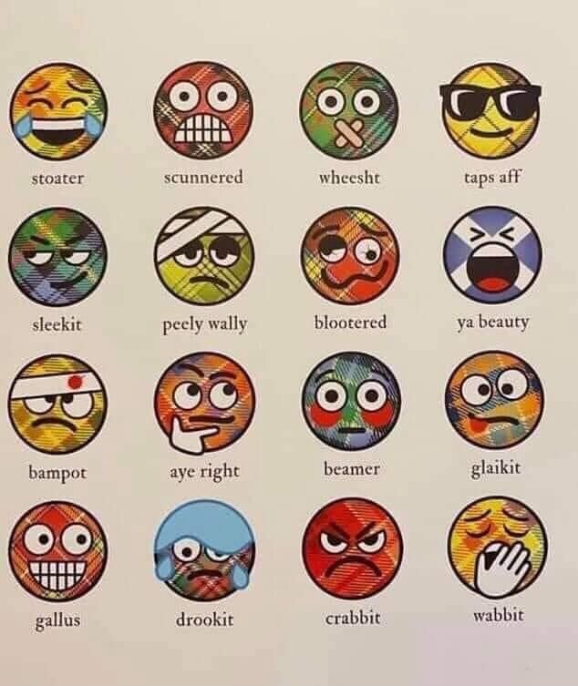 Real Scottish emojis | MLTSHP