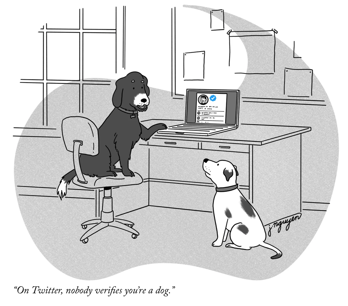 On Twitter, no one verifies you're a dog | MLTSHP