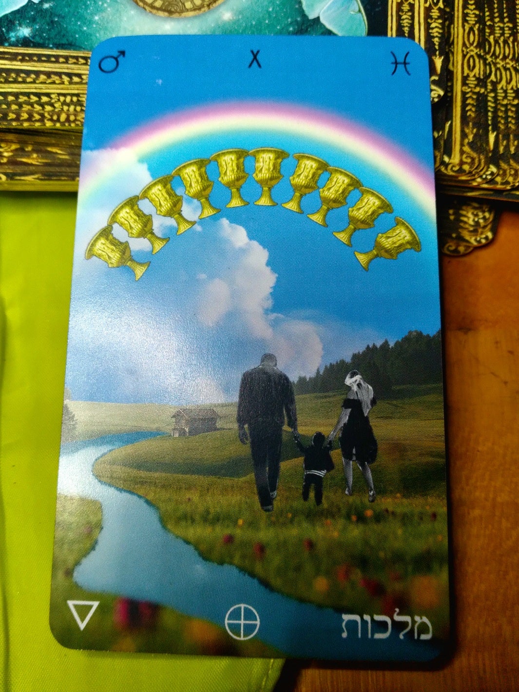 Ten of Cups from the Meta Muse Tarot | MLTSHP