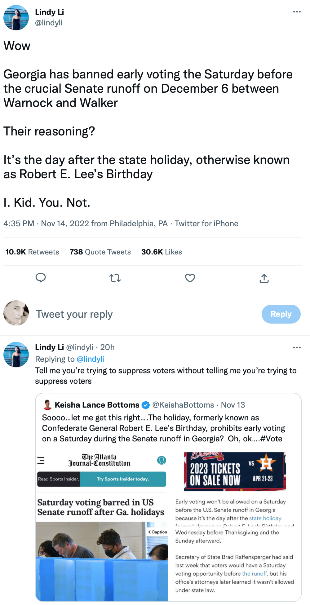 Meanwhile, in Georgia | MLTSHP