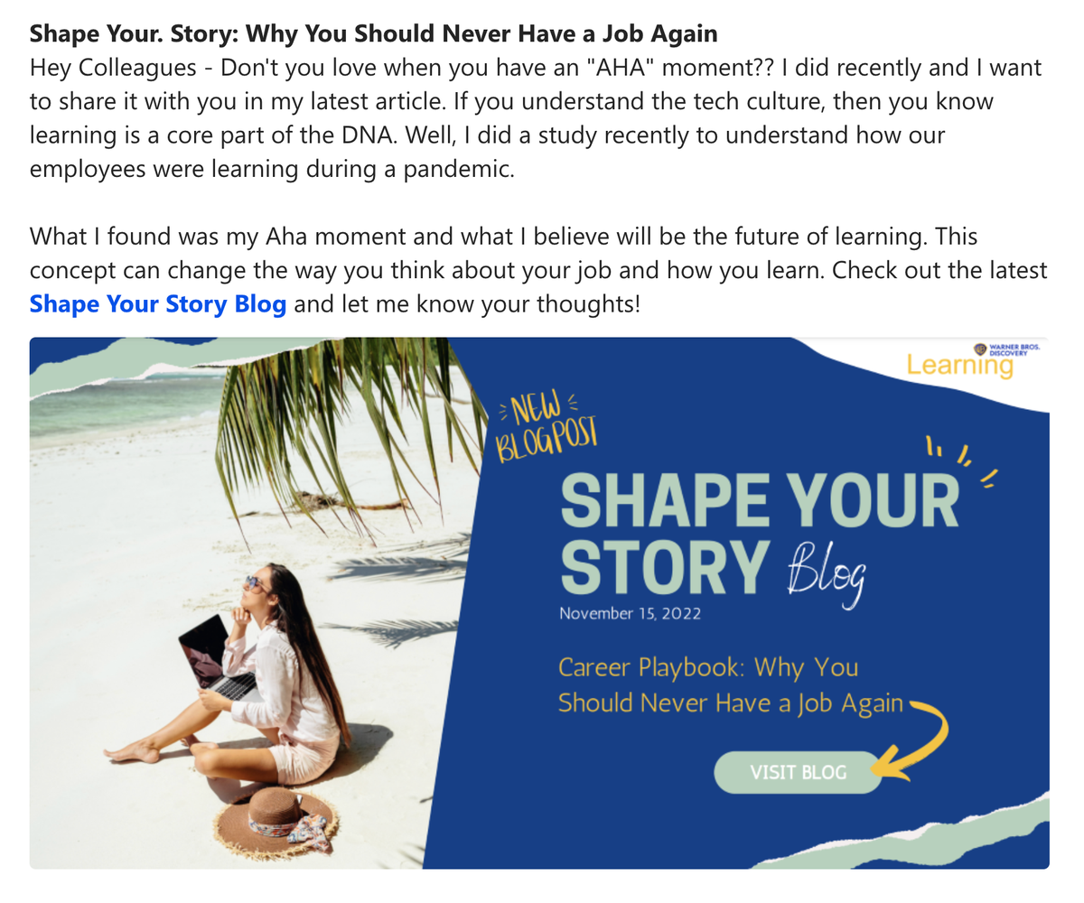 Why You Should Never Have a Job Again | MLTSHP