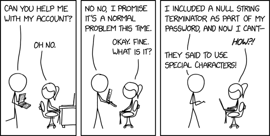 xkcd: Account Problems | MLTSHP
